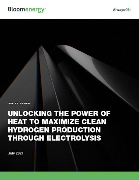 An Efficient Electrolyzer for Clean Hydrogen - Bloom Energy