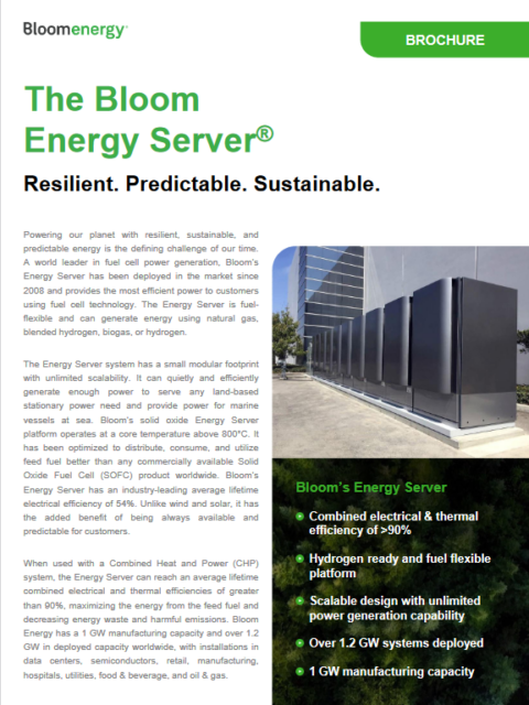 Bloom Energy Server Resources - Bloom Energy